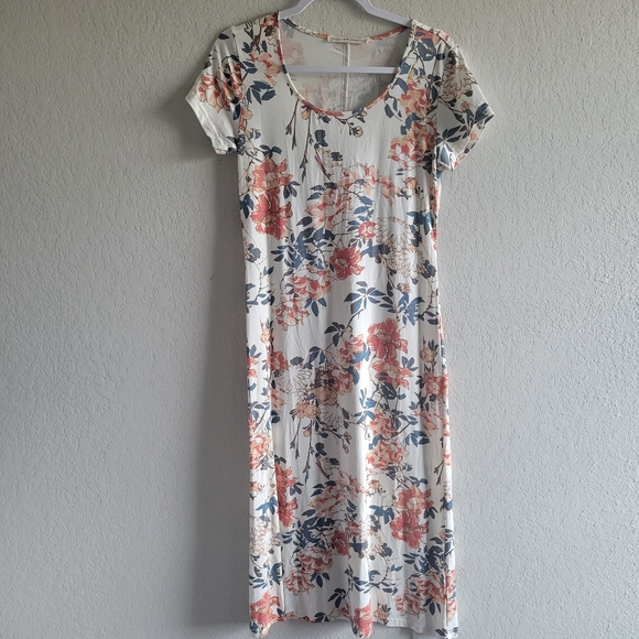 Peruvian Connection | Dresses | Peruvian Connection Floral Midi Dress ...